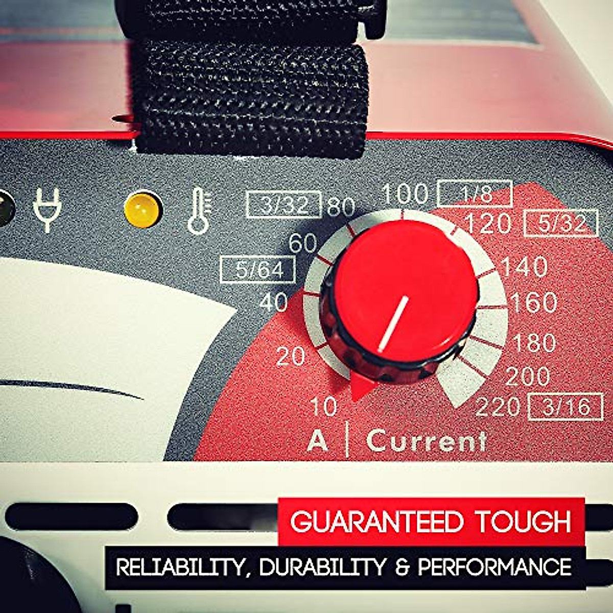 KICKINGHORSE A220 CSA/US Certified ARC Welder 240V. High Power High Rating 220A 40K Hz IGBT Optimized for Generator/Extension Cord. Full-Metal Heavy Duty Body Structure - High Reliability&Durability