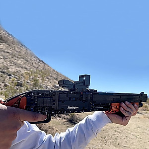 CampCo Remington Shotgun Toy Gun Building Blocks for Gun Lovers, Functioning Bolt Action handle, Trigger & Scope