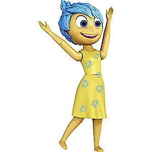 Mattel Disney and Pixar Inside Out Anger & Joy Action Figures, Posable Character in Signature Look, Collectible Toy Set