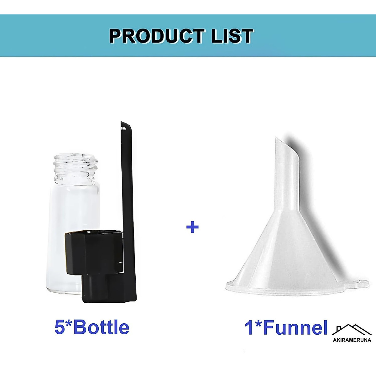 AKIRAMERUNA 6 Pcs Leak-proof Portable Pepper Shakers, Waterproof Camping Spice Containers, Mini Salt Shakers for Outdoor Activities Traveling Cooking