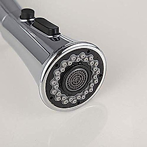 ShiSyan Y-LKUN Kitchen Vegetable Pot Taps Pull Type Rotate Faucet The Two Mode Nozzle Cold Heat Mixing Valve Sink Single Handle Water-tap