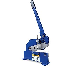 Eastwood 8 in. Bench Shear Throatless Multiple Purpose Bench Top Throatless Sheet Metal Cutter Tool Solid Steel Frame Mounting Type