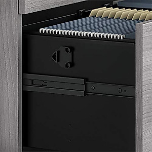 Bush Business Furniture Studio C File Cabinet, Platinum Gray