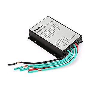 Oumefar Wind Turbine Controller, FW12/24 IP67 Waterproof 12V/24V Wind Turbine Generator Controller Regulator for Hybrid Wind Controller and Solar Controller