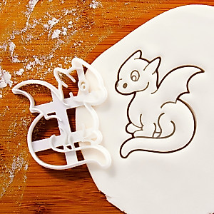 Baby Dragon cookie cutter, 1 piece - Bakerlogy