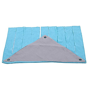 CHDHALTD Guinea Pig Hideout Hanging Hamster House, Soft Rabbit Hiding Tent Hideaway Hedgehog for Small Pets Cage Hammock Rat Nest(Blue)