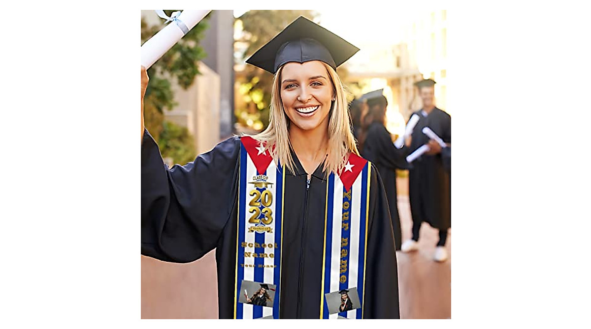 Aokizkdzsw Custom Graduation Sash 2023 - Personalize Your Award
