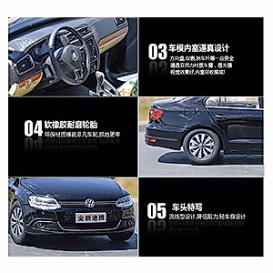 Models Vehicle Replica Car 1 18 Fit for Volkswagen SAGITAR 2012 Car Steel Diecast Simulation Scale Car Model Copy Car Collection Souvenir Collectible Gift 2023 2024 (Color : Silver)