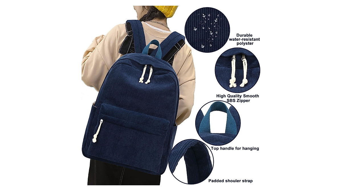 Bluboon School Backpack for Teen Girls & Women - Laptop Bag