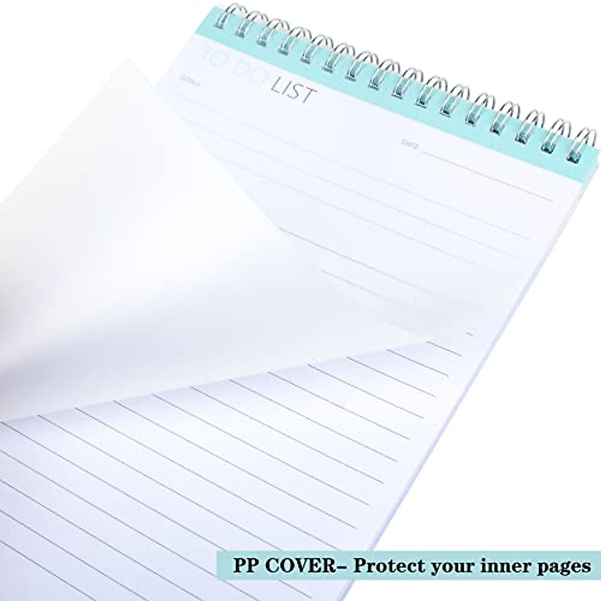 To Do List Notepad Daily Planner Notepad 60 Tear Papers with Checklist, 8 x 11 Inch Work Personal Writing Pad. 2 -pack