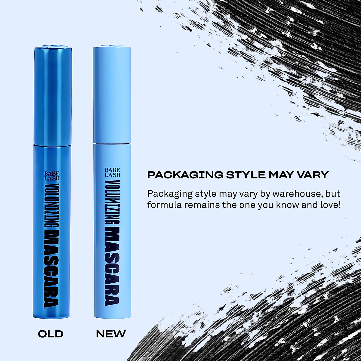 Babe Original Babe Lash Mascara - Smudge Proof, Long Lasting & No Clump Formula, Buildable Volume, Water Resistant, Dramatic Black