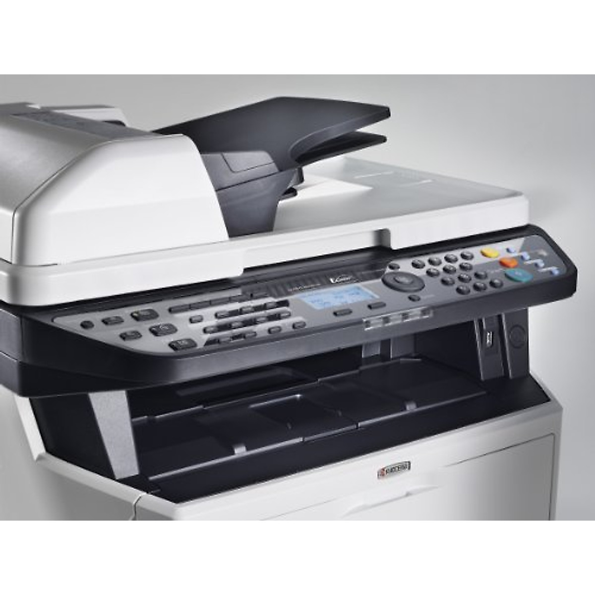 Kyocera 1102PN2US0 ECOSYS M2535dn Black and White Multifunctional Network Printer; Standard Print, Copy, Fax and Color Scan; Fast Output Speed of 37 Pages per Minute; Resolution 600 x 600 dpi