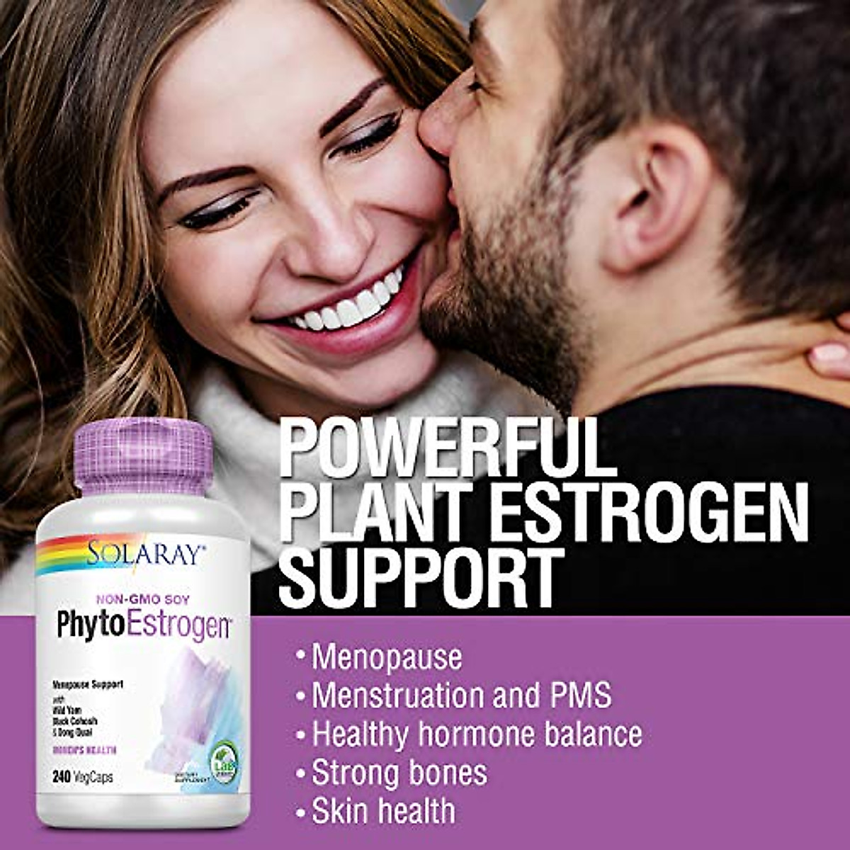 Solaray Phytoestrogen Supplement, 240 Count