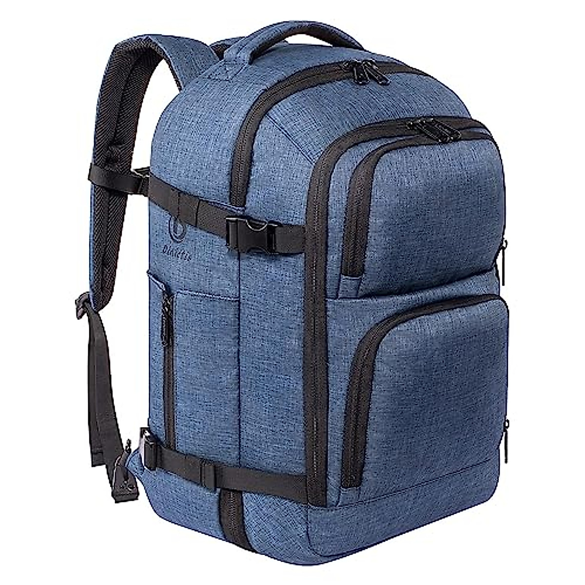 Dinictis 40L Travel Laptop Backpack for 17 Inch Notebook, Carry on Flight Approved Suitcase Backpack, Water Resistant Weekender Business Large Daypack for Men and Women-Blue