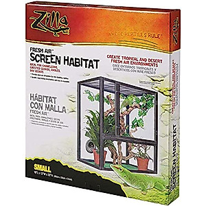 Zilla Fresh Air Screen Habitat for Reptiles