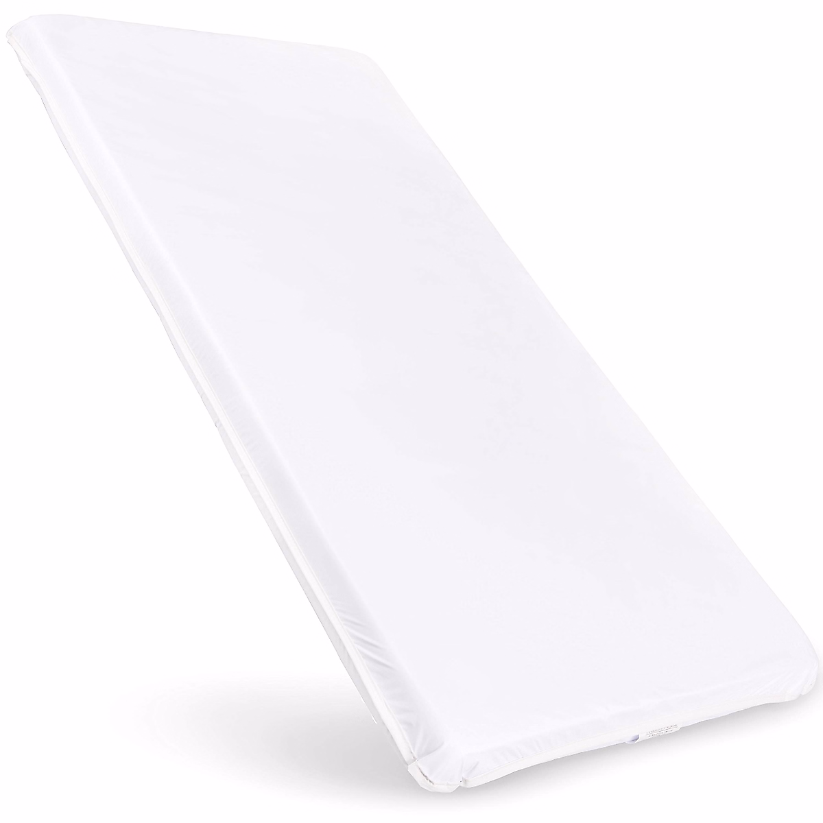 Baby Crib Mattress Bed Pad: Firm 16 X 32” Foam Bedding With Waterproof Vinyl Top