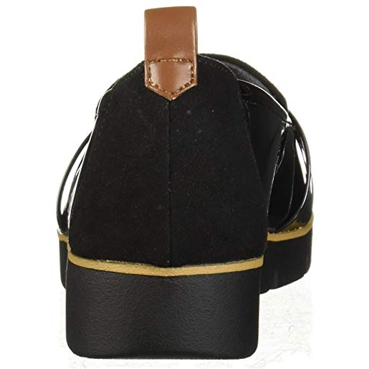 Dr. Scholl's Shoes Women's Webster Loafer, Black Patent/Microfiber, 8 US