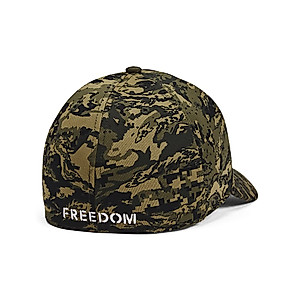 Under Armour Men's Freedom Blitzing Hat, (310) Baroque Green/White/White, Medium/Large