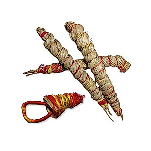 Vedic Vaani Set of Kusha Grass Ring and Purification Aid