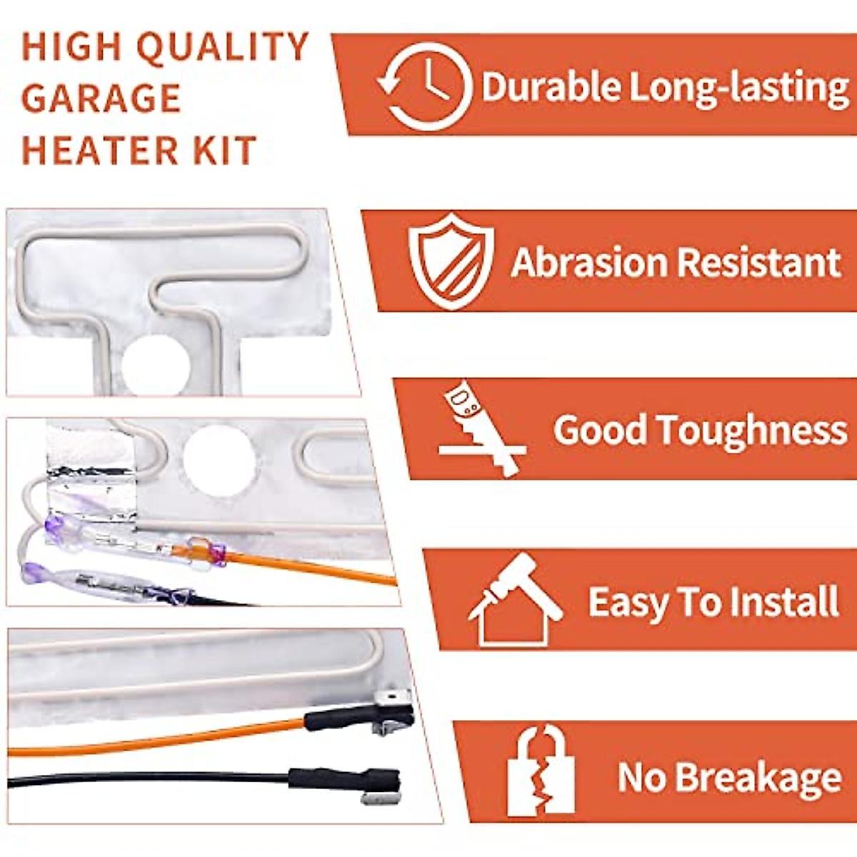 Refrigerator Garage Heater Kit 5303918301,Garage Fridge Heater Compatible with Kenmore Crosley Westinghouse Frigidaire Garage Ready Fridge Kit 253.65802508 CRTE183AWM GRT18C6AW1 WRT18A0AW4