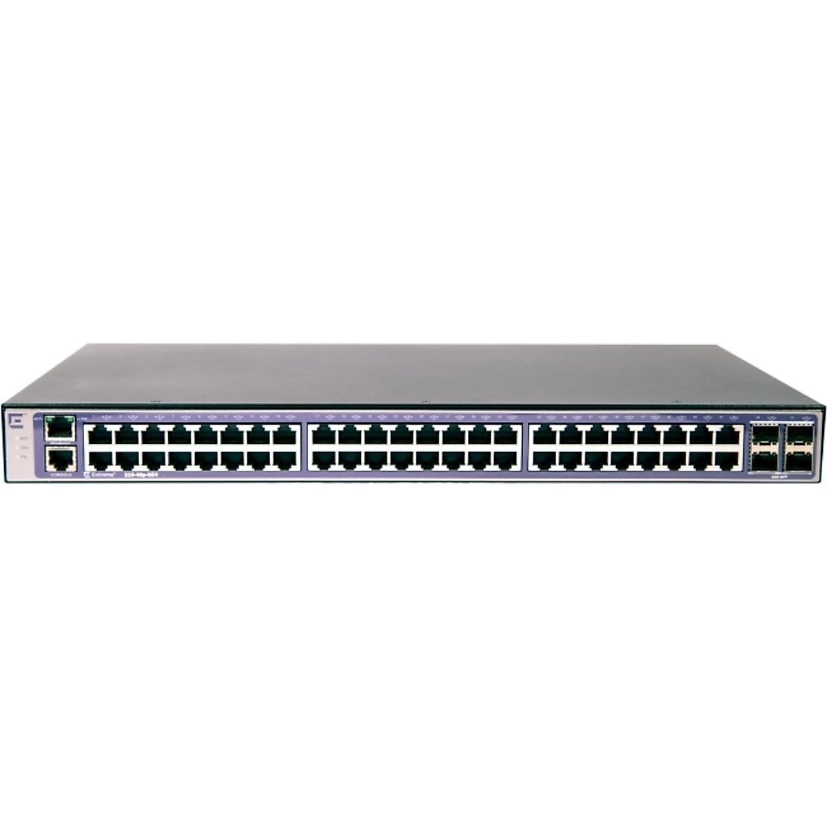 210-Series 48 Port 10/100/1000BASE-T PoE+ 4 1GbE unpopulated SFP Ports 1 Fixed AC PSU L2 Switching with Static Routes