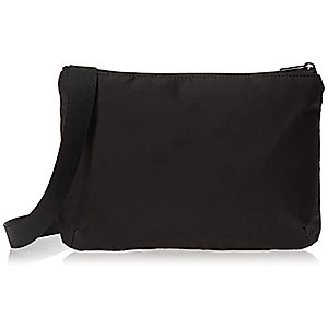 Amazon Essentials Unisex Adults' Crossbody Bag, Black, One Size