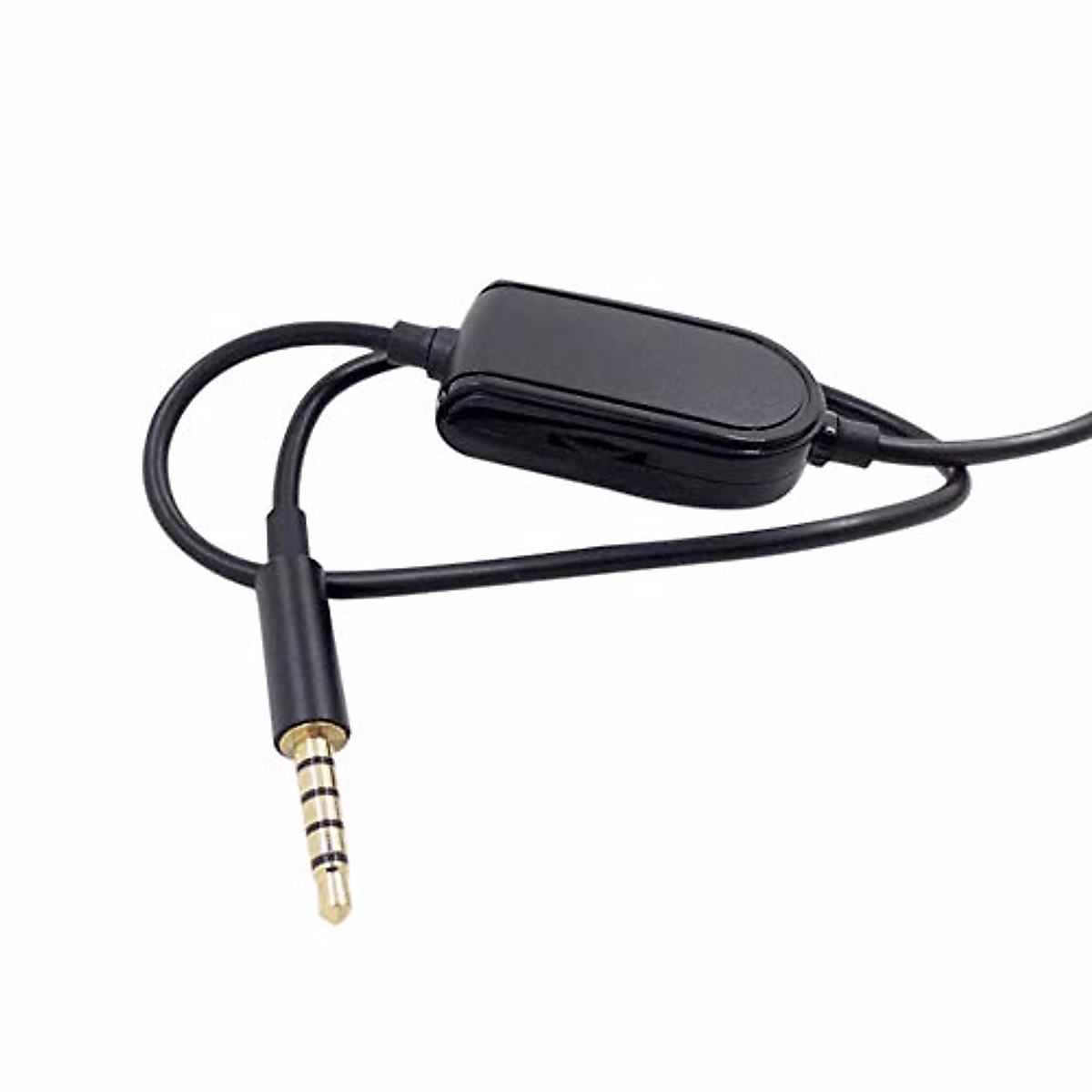 A40 Cord Replacement A10 Audio Cable Inline Mute Volume Control Lead Compatible with Astro A10 A40 A30 A50 Gaming Headset Xbox One PlayStation 4 PS4 MixAmp PC Smartphone with 3.5mm Jack (Black)