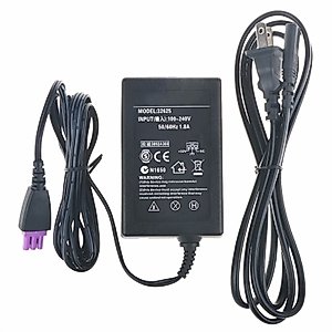 Digipartspower AC Adapter Compatible with HP Photosmart Plus B209A B209B B209C Printer Power Supply Cord