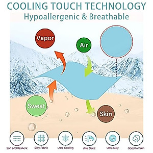 KEEPMOV Cervical Memory Foam Pillows: Neck Support Pillows for Sleeping - Side Sleeper Pillow for Shoulder Pain | Contour Support Bed Pillow for Side Back Stomach Sleepers (Blue)