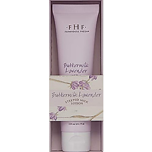 FarmHouse Fresh Buttermilk Lavender Steeped Milk Lotion for Hands, Lavender Cookie, 2 fl. oz.