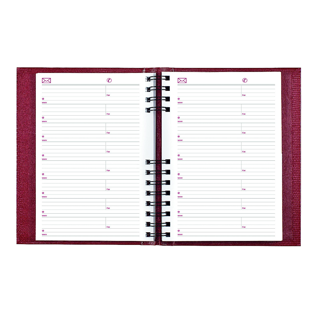 Brownline 2023 CoilPro Daily/Monthly Planner, Untimed Journal, 12 Months, January to December, Twin-Wire Binding, 8.25" x 5.75", Bright Red (CB389C.RED-23)