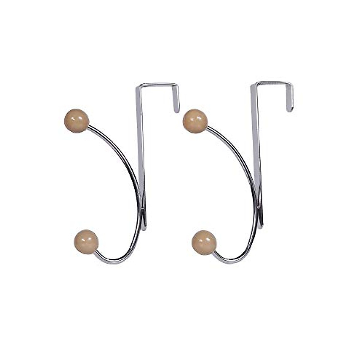 Elegant Home Fashions Door Hooks, Mocha