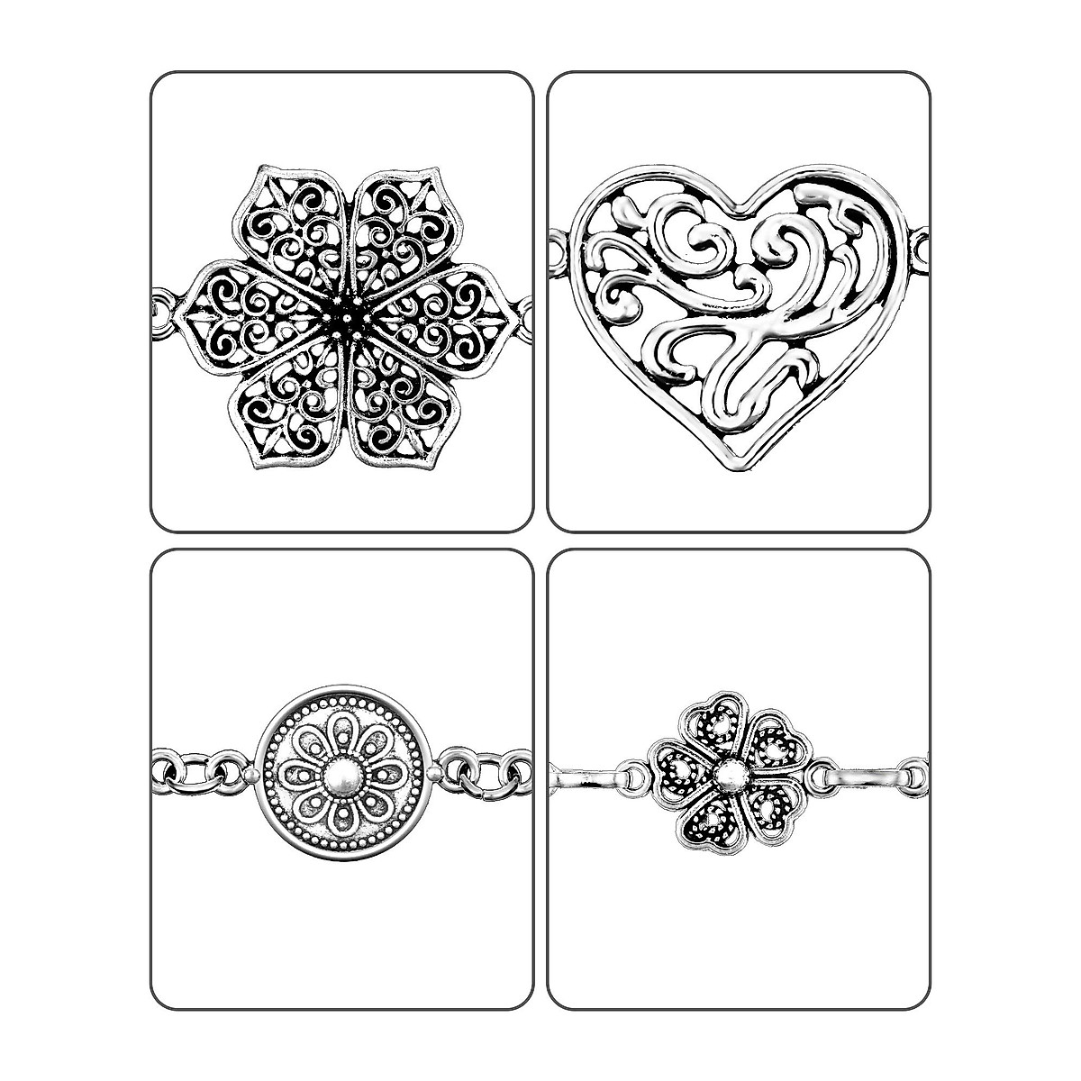 Jetec 12 Pcs Dress Back Clip Vintage Shirt Cinch Clips Sweater Cardigan Shawl Clips for Women Girls Brooch Clips(Retro Style)