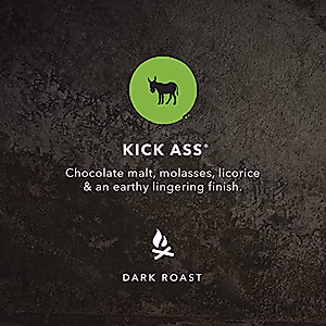 Kicking Horse Coffee, Kick Ass, Dark Roast, Whole Bean, 10 Oz