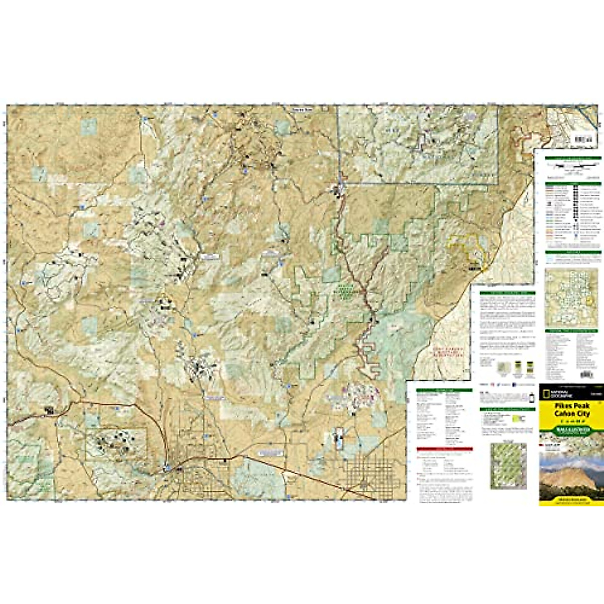 Pikes Peak, Cañon City Map (National Geographic Trails Illustrated Map, 137)