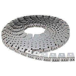 20ft Upholstery Metal Flexible Tack Strip Supplies, Curve Ease Grip for Furniture, Chairs, Sofa