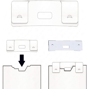 Vertical Blind Repair Vane Savers 12pcs Blind Repair Clip Vertical Blind Repair Tabs, Window Blinds Replacement