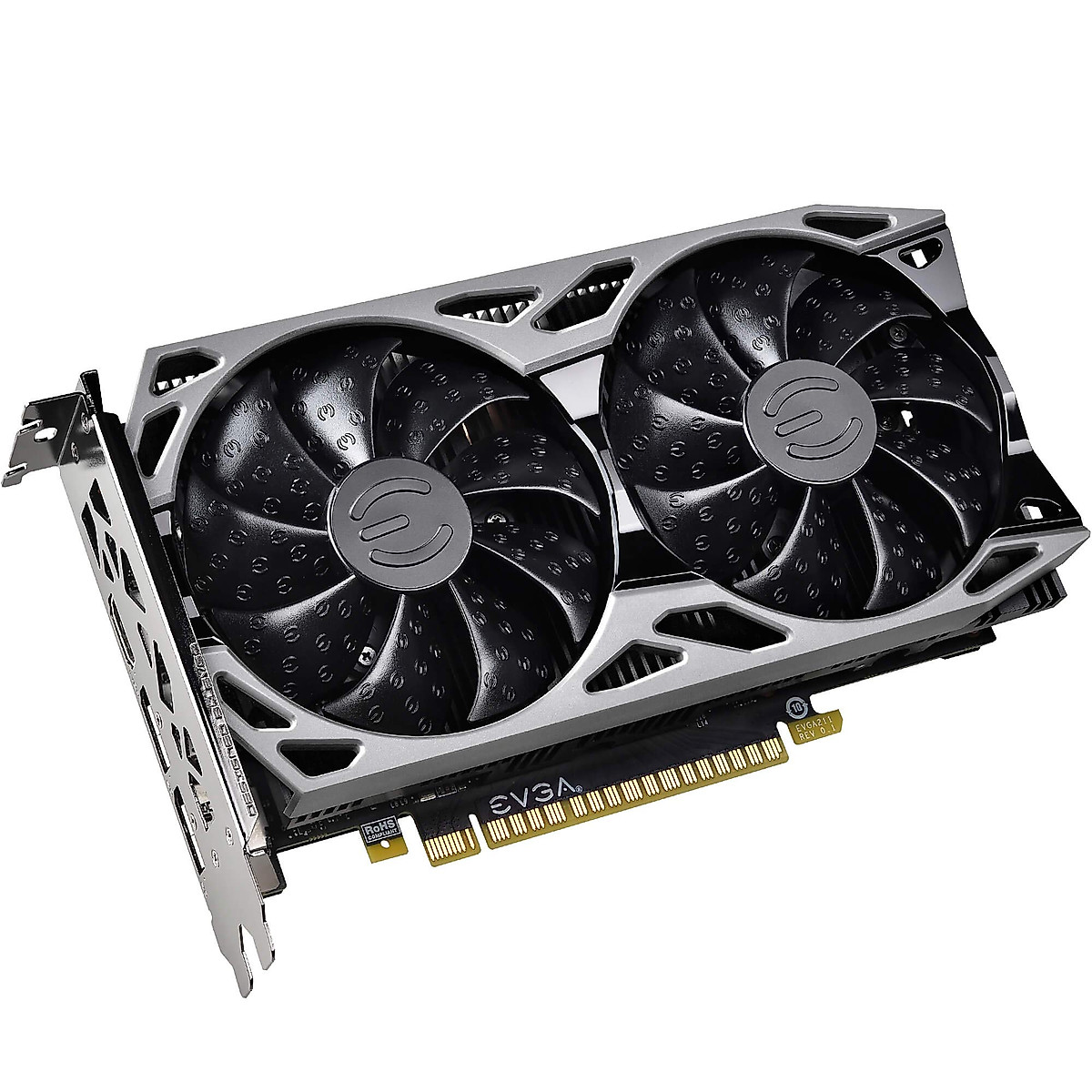 EVGA GeForce GTX 1650 SC Ultra Gaming GDDR6, 04G-P4-1257-KR, 4GB GDDR6, Dual Fan, Metal Backplate