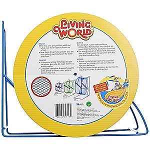 Living World Deluxe Exercise Wheel, Guinea Pig and Small Animal Wheel, Blue