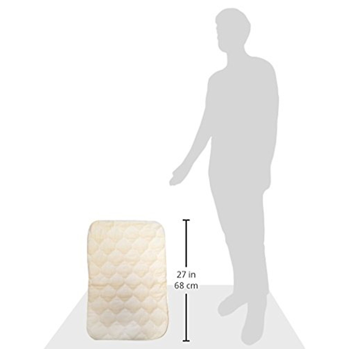 Snoozy Flannel Cotton Anti Allergy Waterproof Multi Use Pad, 18" x 27", 2 Pack