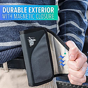 DefenderShield EMF-Free Earbud Headphones - Universal Air Tube Wired Stereo Headset with Microphone & Volume Control & EMF Radiation & 5G Protection Holster for Cell Phones & Other Electronic Devices