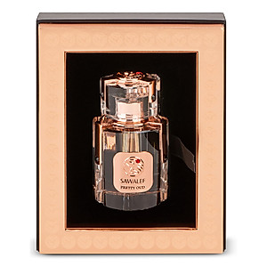 Sawalef Pretty Oud by Swiss Arabian - Luxurious, Captivating Elixir De Parfum with Fragrant Oud - Sweet, Sultry Notes of Pineapple, Geranium, Patchouli, Rose - Intense, Long-Lasting Scent - 2.7 oz