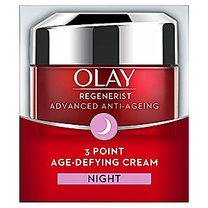Olay Regenerist 3 Point Firming Anti-Ageing Night Cream Moisturiser, 15 ml
