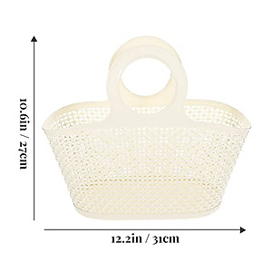Zerodeko Portable Shower Caddy Basket: 2Pcs Toiletry Organizer Bin with Handles for Bathroom Kitchen Garden Cleaning Supplies