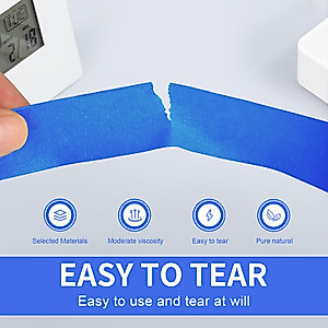 JayJayup Painters Tape 2 Inch Wide, 8 Pack Blue Masking Tape for General Purpose Use, 2 Inches x 55 Yards x 8 Rolls, 440 Yards in Total