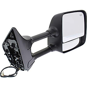 Garage-Pro Mirror Compatible With 2004-2015 Nissan Titan Towing Passenger Side, Heated, Power Glass, Blind Spot Glass