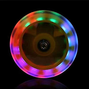 HUWAY training wheels flash mute wheel bicycle stabiliser mounted Kit compatible for bikes of 12 14 16 18 20 Inch， 1 Pair (pink2)