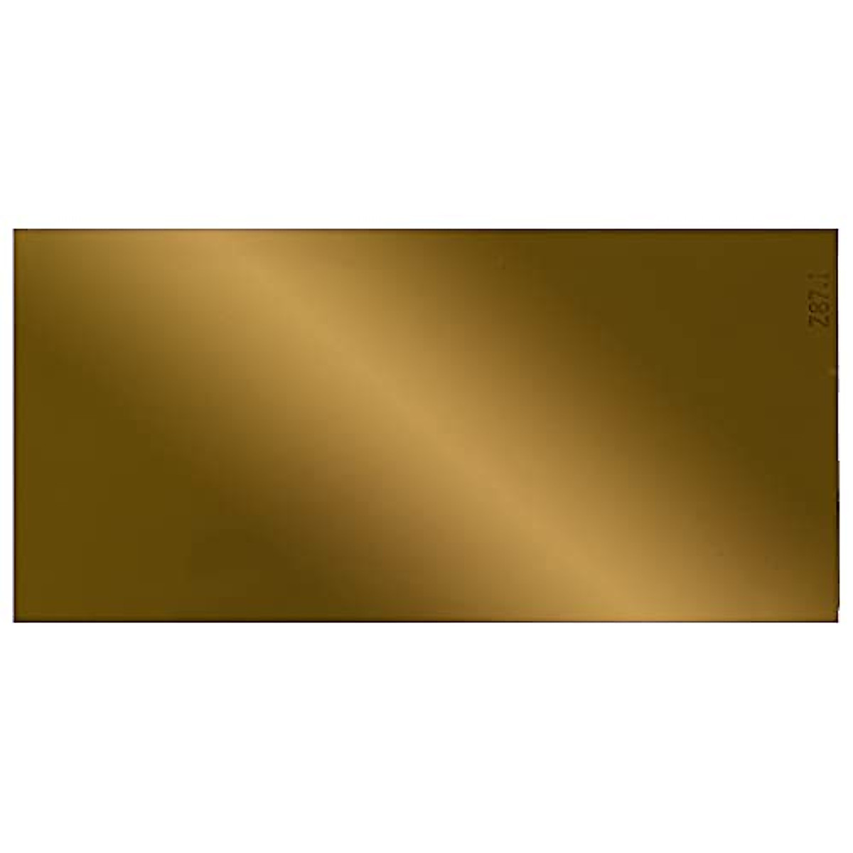 Gold Coated Green Welding Filter, 2" x 4.25" (Shade 10)