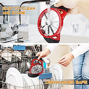 Supercenter Apple Cutter, Apple Corer and Slicer - Stainless Steel Apple Corer - 4.72 Inch Apple Slicer Tool with 12 Super Sharp Blades, lightweight Apple Slicer and Corer with Anti-slip Handle