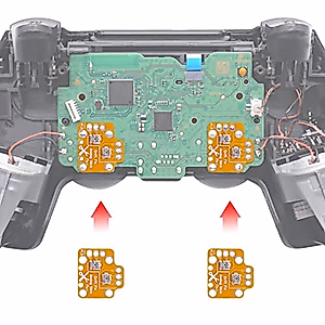 Gamepad Joystick Drift Repair Board, 10Pcs Gold Universal Game Controller Drift Fix Mod Durable for Game Controller